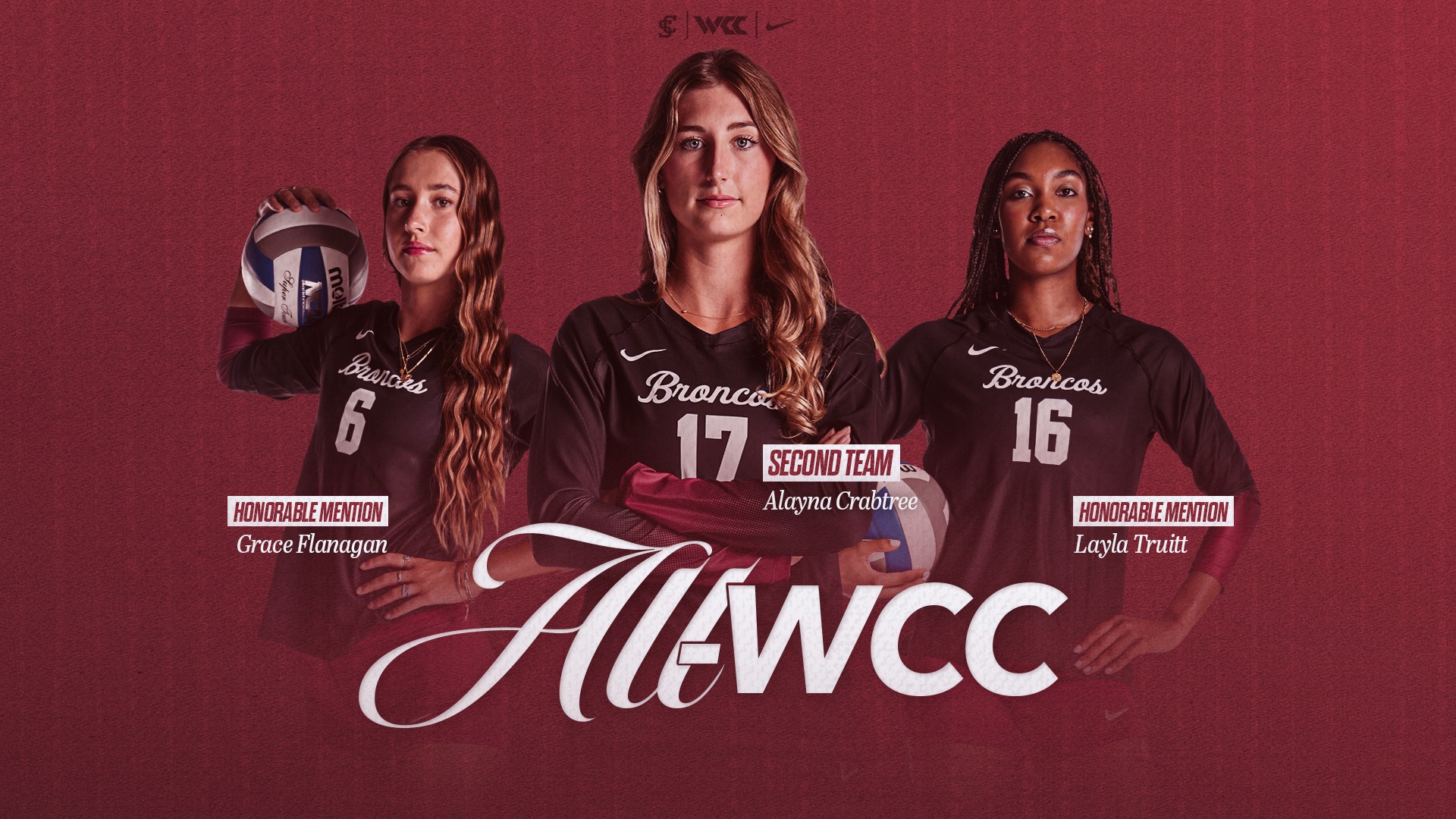 Volleyball Has Four Players Selected to CSC Academic All-District Team - Santa Clara University