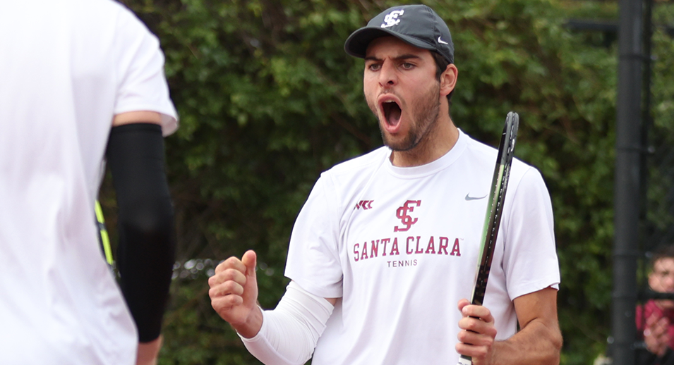 No. 66 Men's Tennis Sweeps FGCU - Santa Clara University