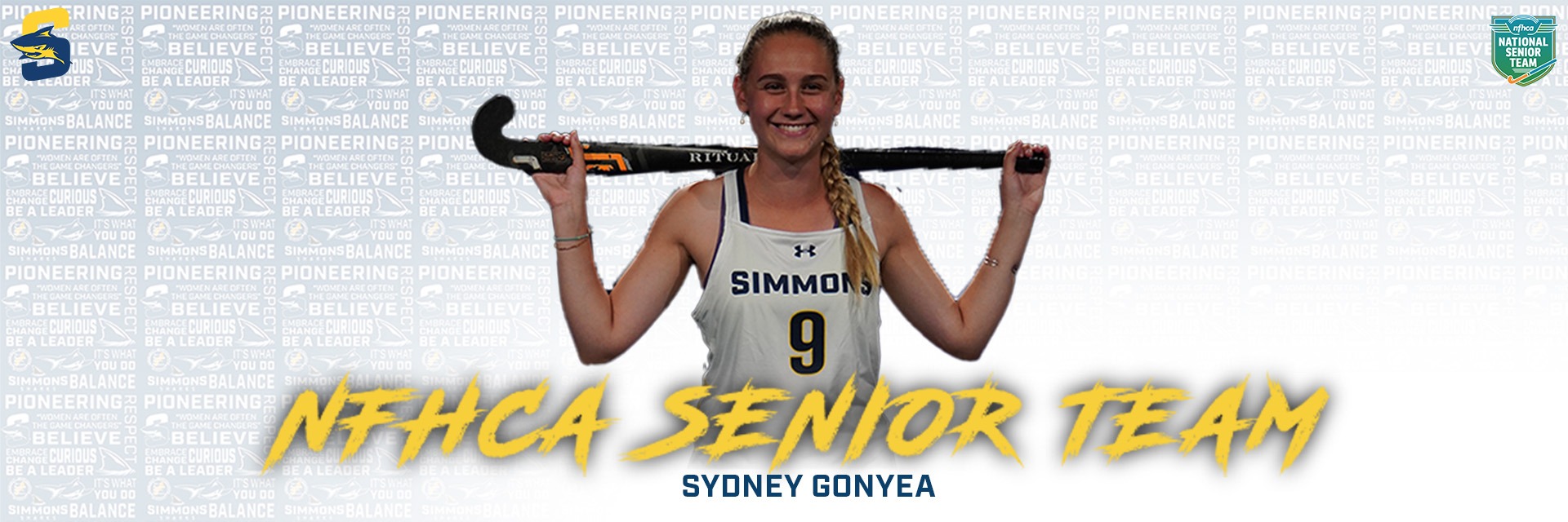 Gonyea Earns NFHCA All-American Recognition - Simmons University