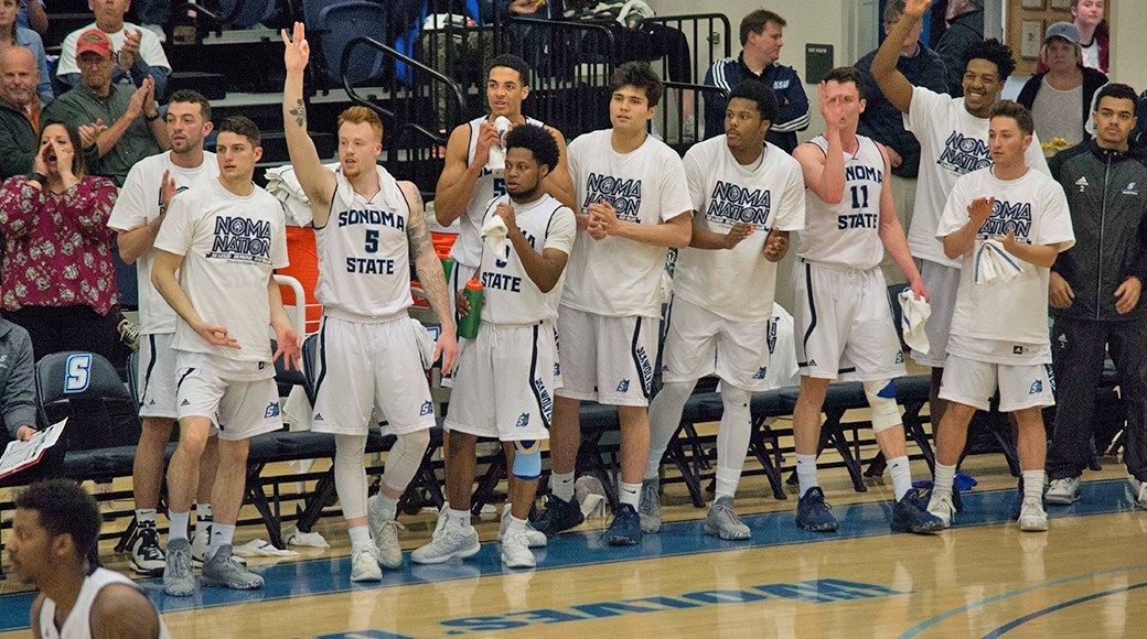 Men's Hoops Opens CCAA Tournament With High-Intensity Win - Sonoma ...