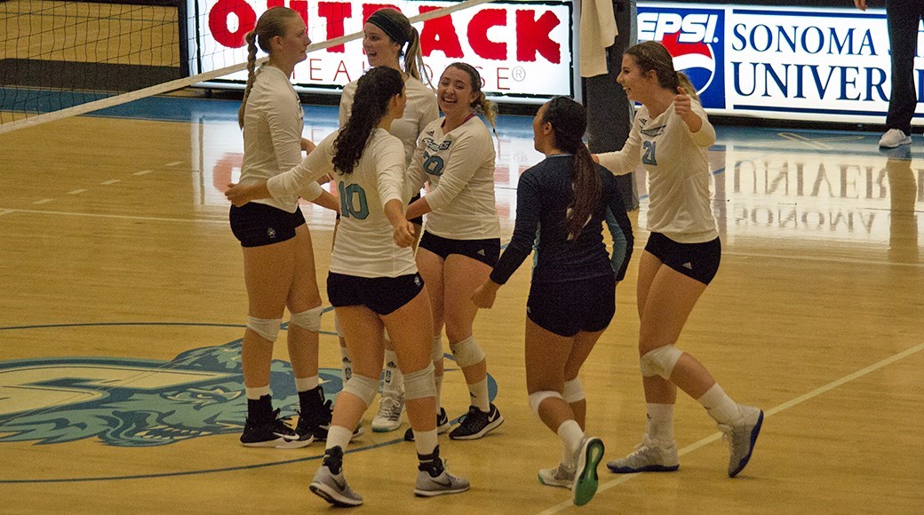 Seawolf Volleyball Scratches Wildcats In Four Sets Friday - Sonoma ...