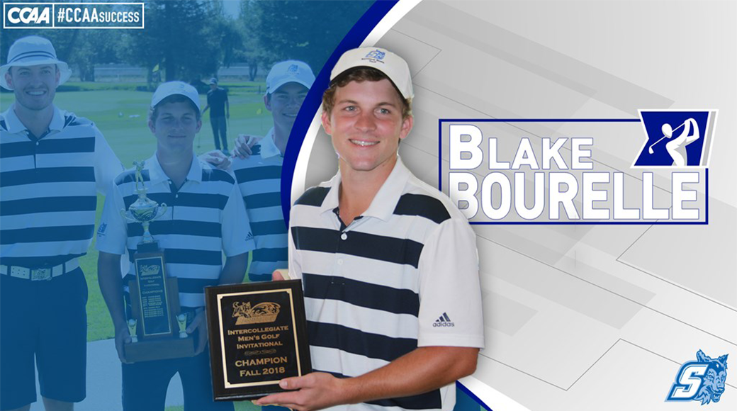 Blake Bourelle Named 2018's First CCAA Golfer of the Week - Sonoma ...