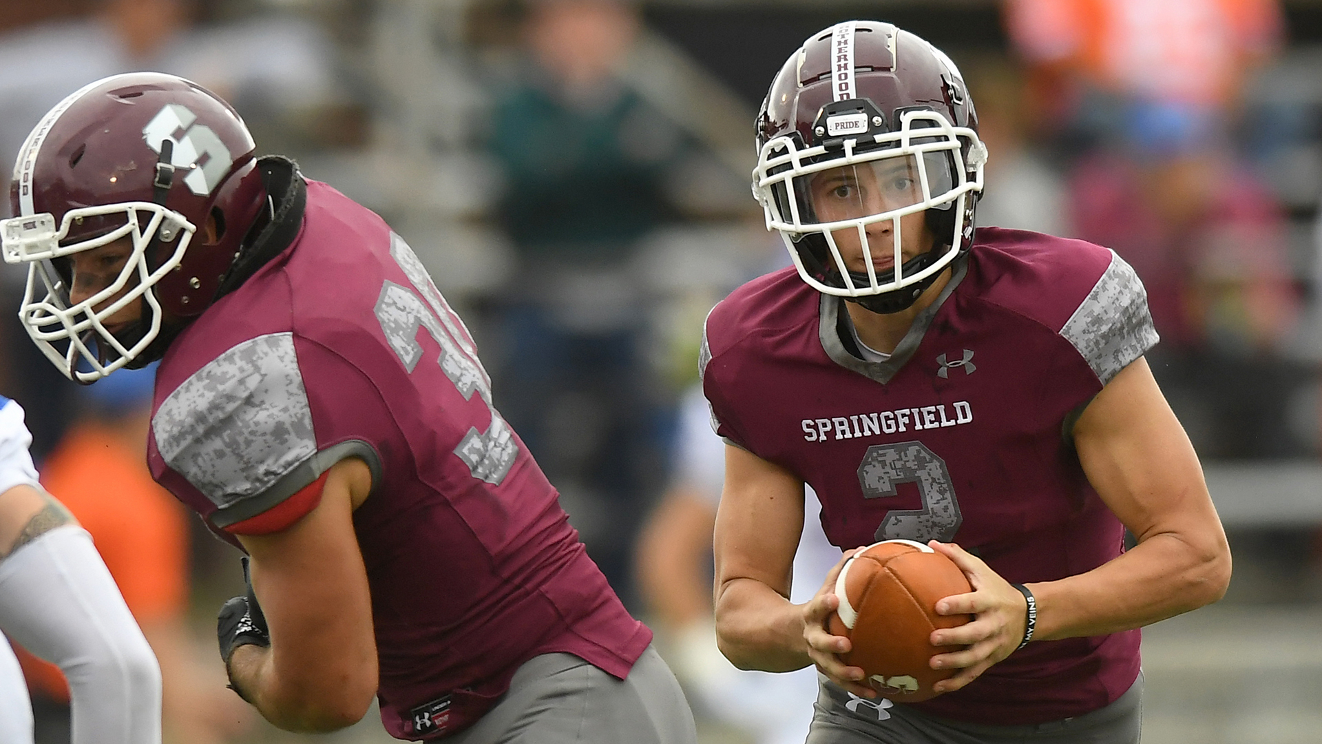 Football Topples Norwich, 56-7 - Springfield College