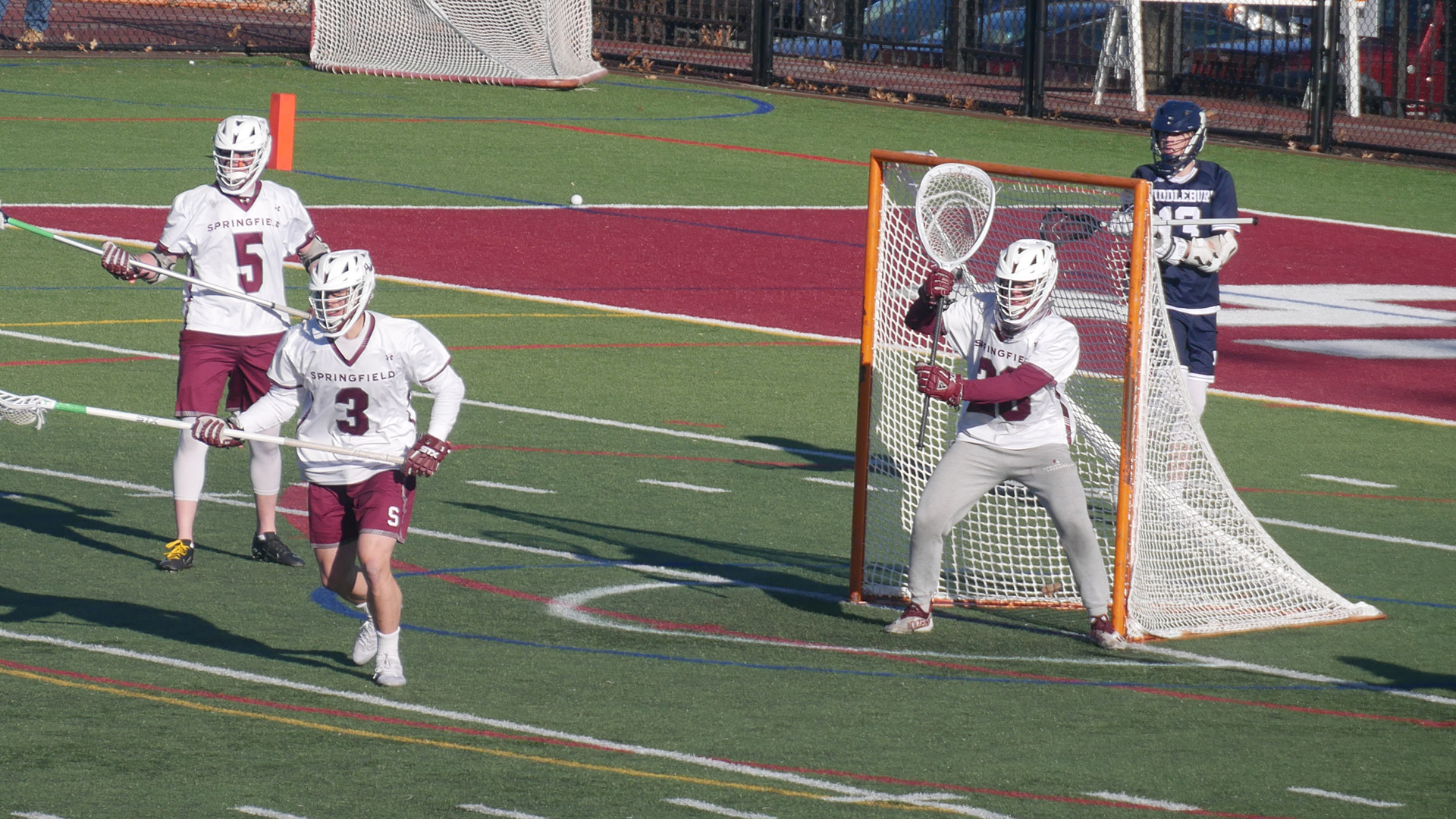 Middlebury Hangs On For 12-6 Win Over Men's Lacrosse - Springfield College