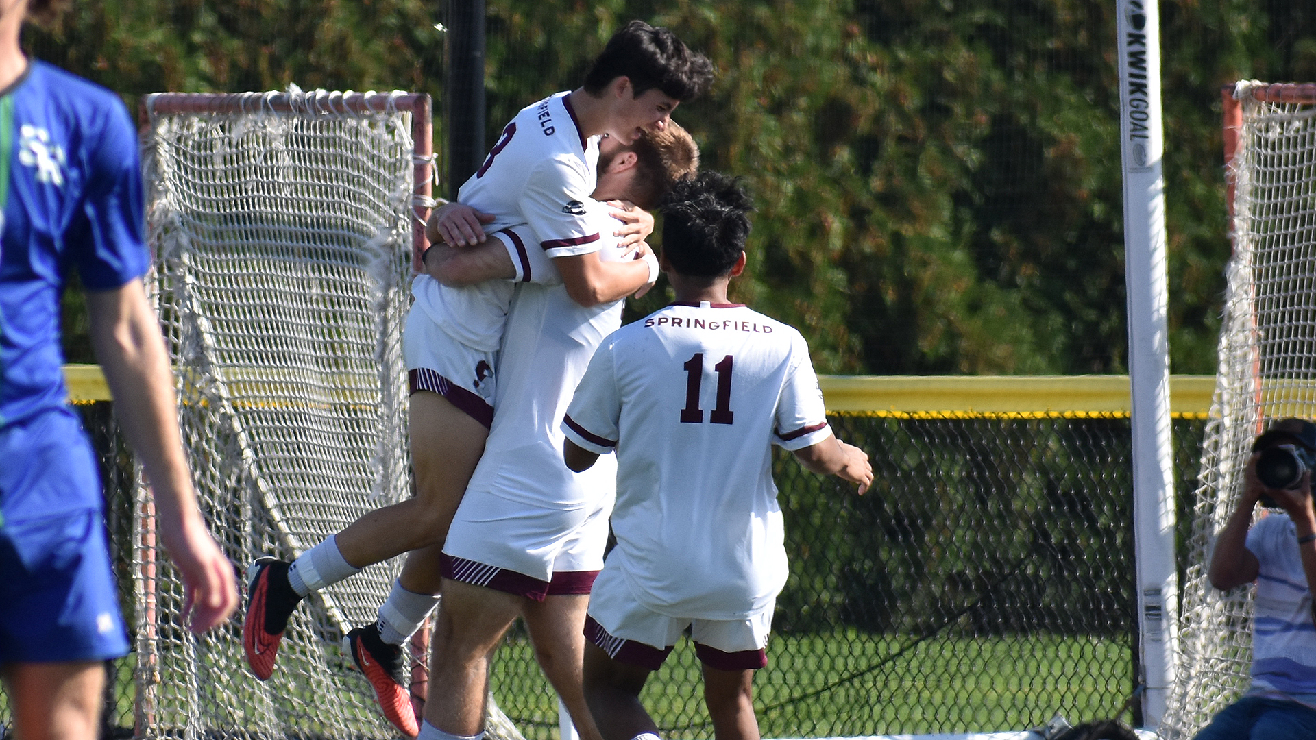 Men's Soccer Secures NEWMAC Tournament Berth With 2-1 Win Over Salve ...