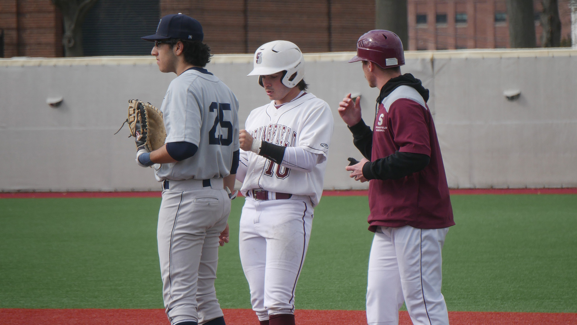 Hot Start Propels Brandeis Past Baseball - Springfield College