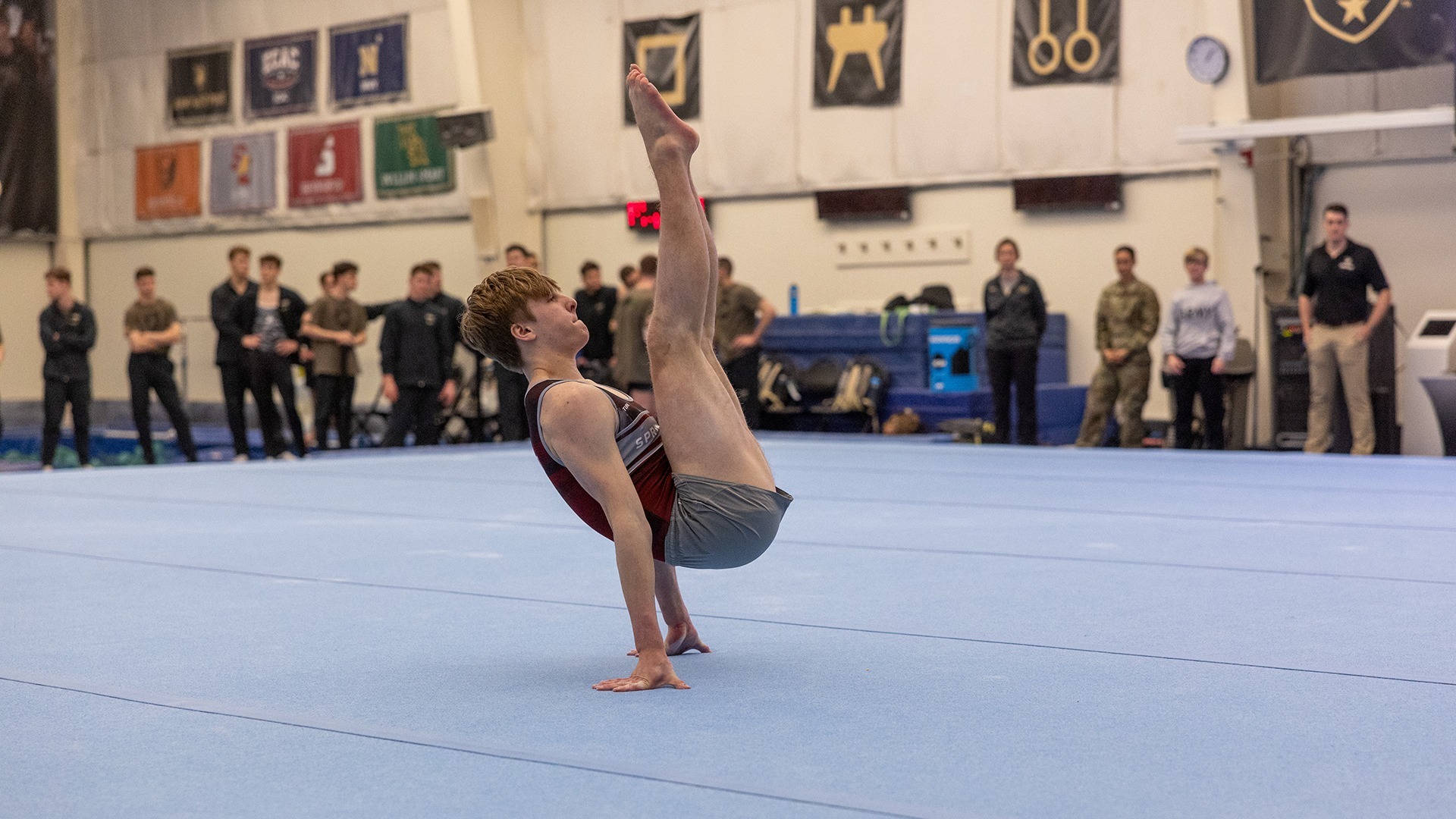 Men's Gymnastics Clashes With Army and William & Mary - Springfield College