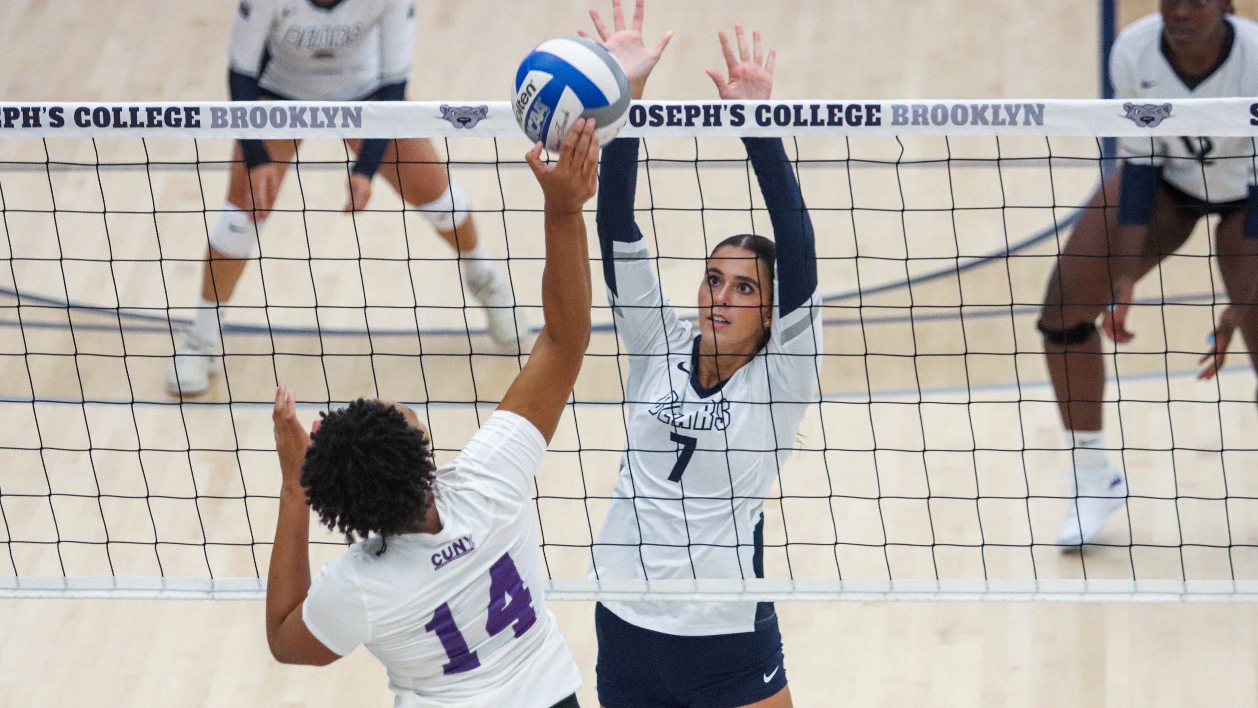 Women's Volleyball Suffers Setback Against USMMA - St. Joseph's ...