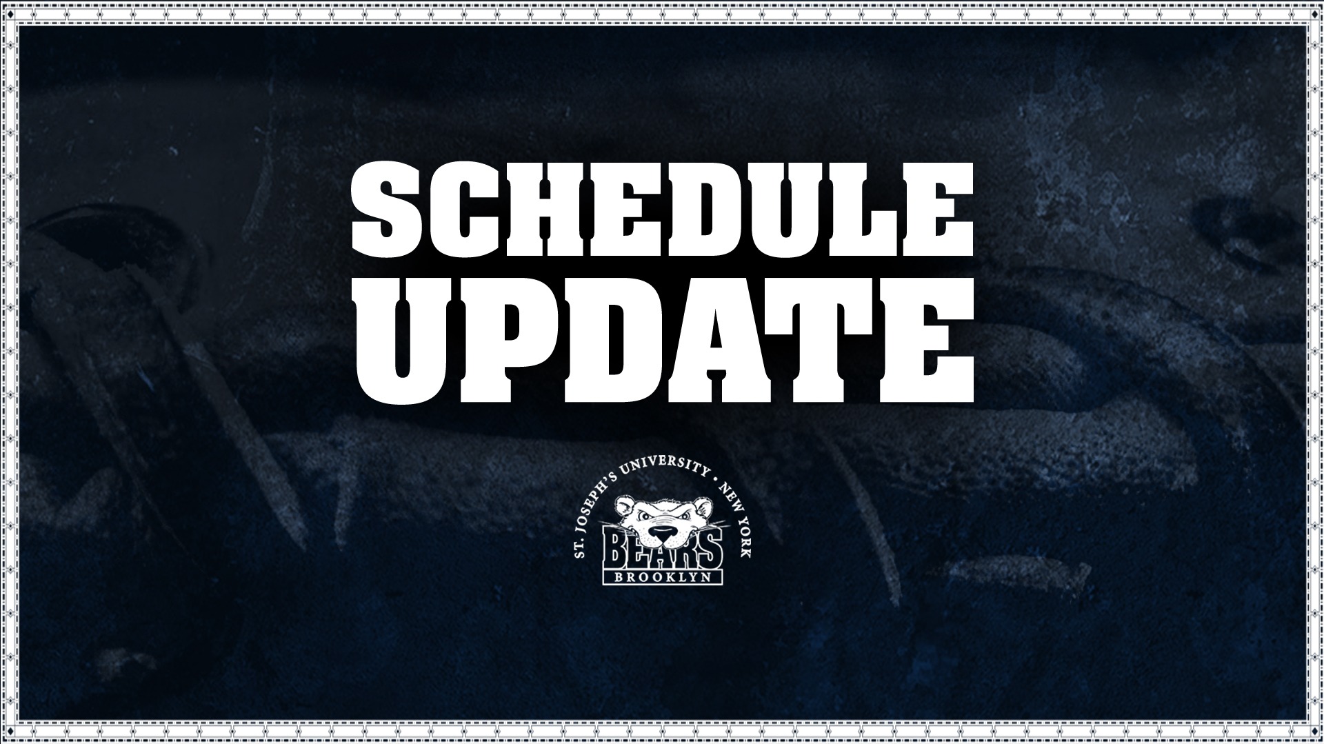 Baseball Schedule Update - St. Joseph's University - Brooklyn