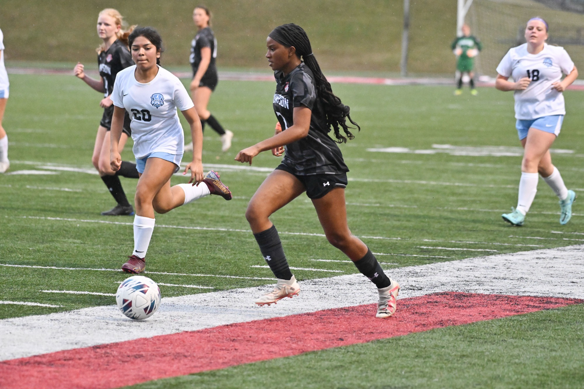 Thompson racks up program record 13 goals in commanding win over ...