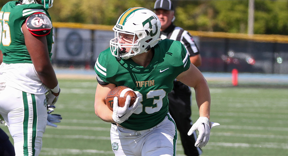 Tiffin ground game decimates Storm 50-0 - Tiffin University