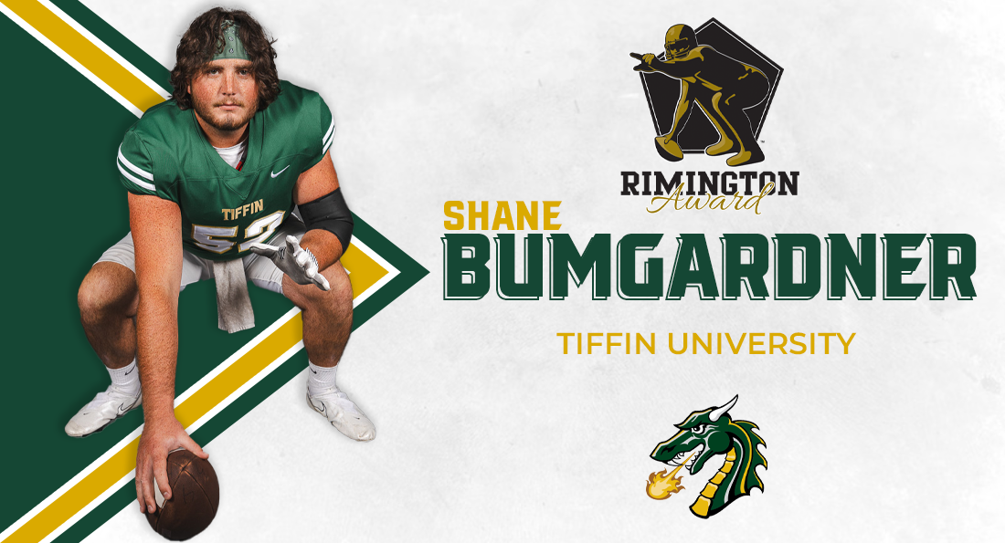 Bumgardner lands Rimington Award - Tiffin University