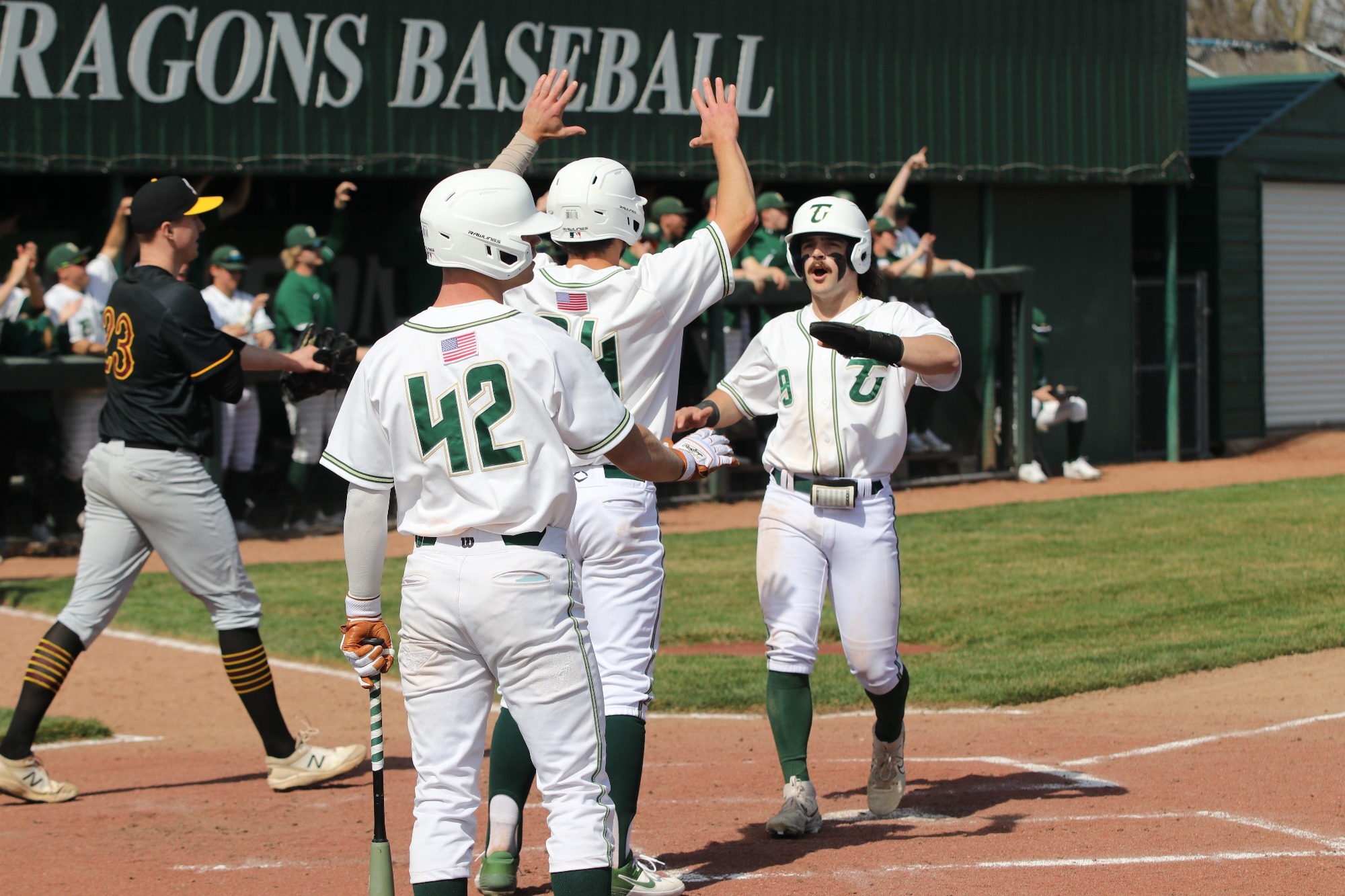 Offense Comes Alive as Dragons Clinch Series with Gannon - Tiffin ...