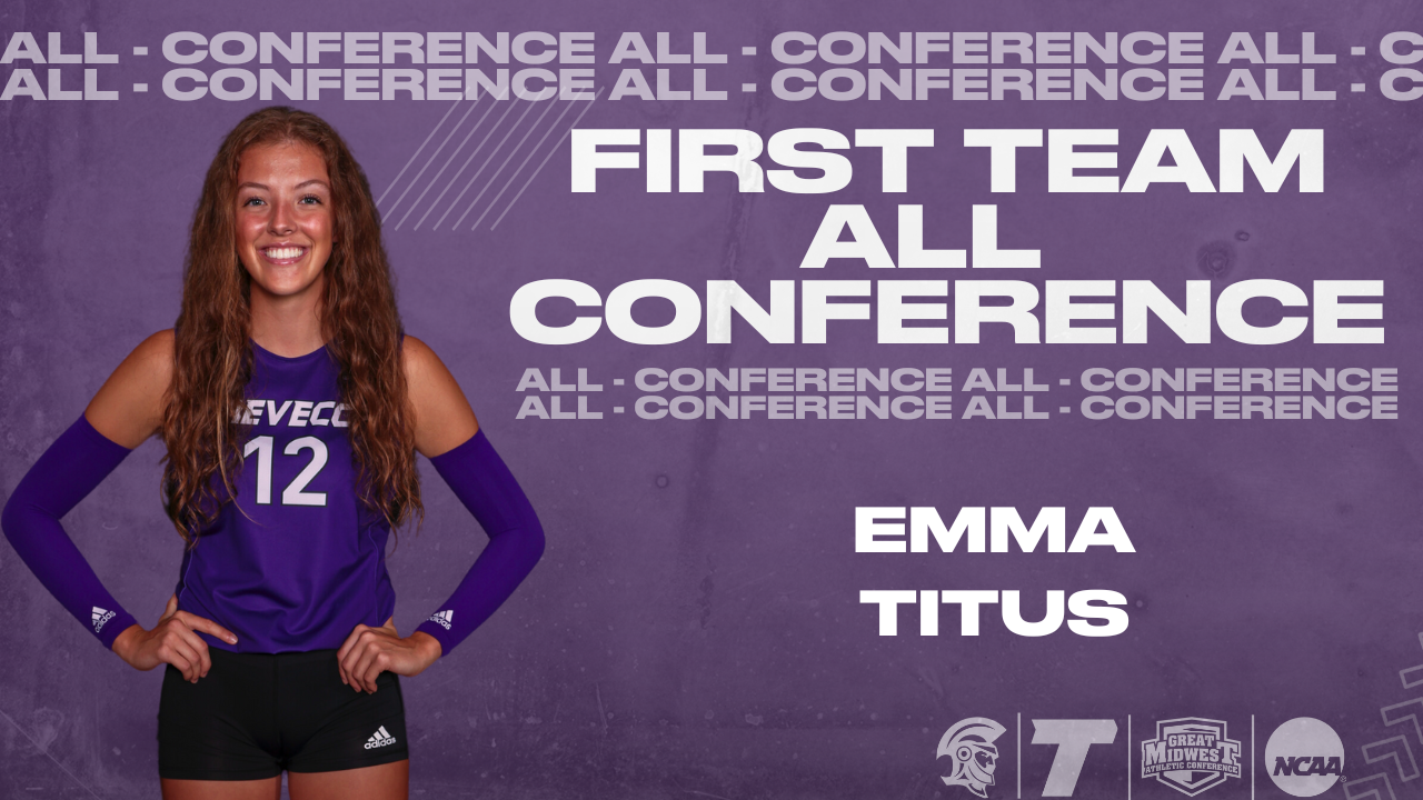 Trevecca Volleyball | Trojan Emma Titus is Great Midwest Offensive ...