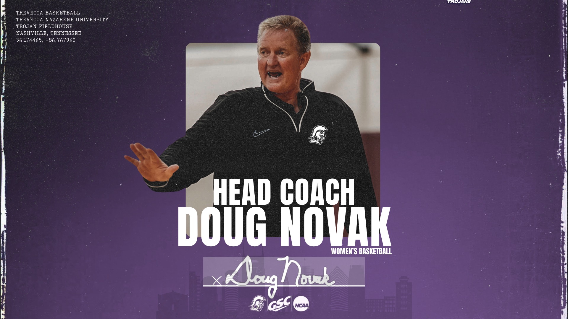 Trevecca Women's Basketball | Meet Doug Novak at Introductory Press ...