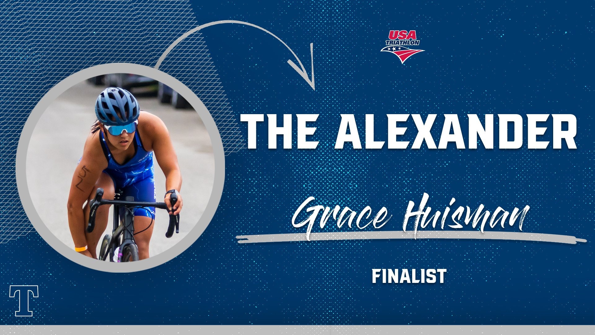 Huisman Wins USA Triathlon's THE ALEXANDER Award - Trine University