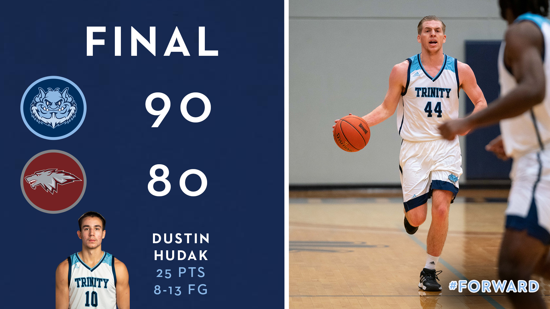 Offense roars past Cardinal Stritch 90-80 - Trinity Christian College