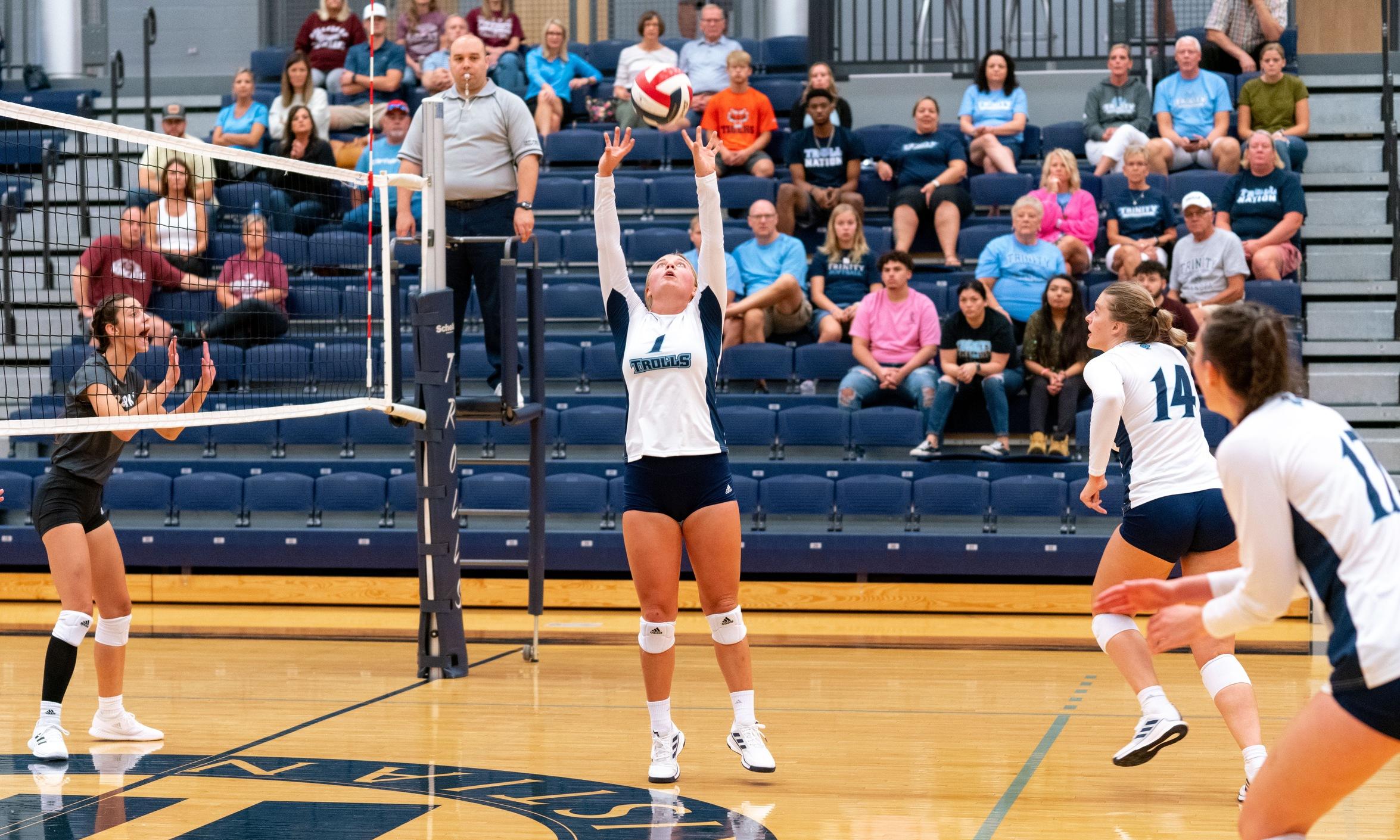 Trinity takes five-set win over Governors State - Trinity Christian College