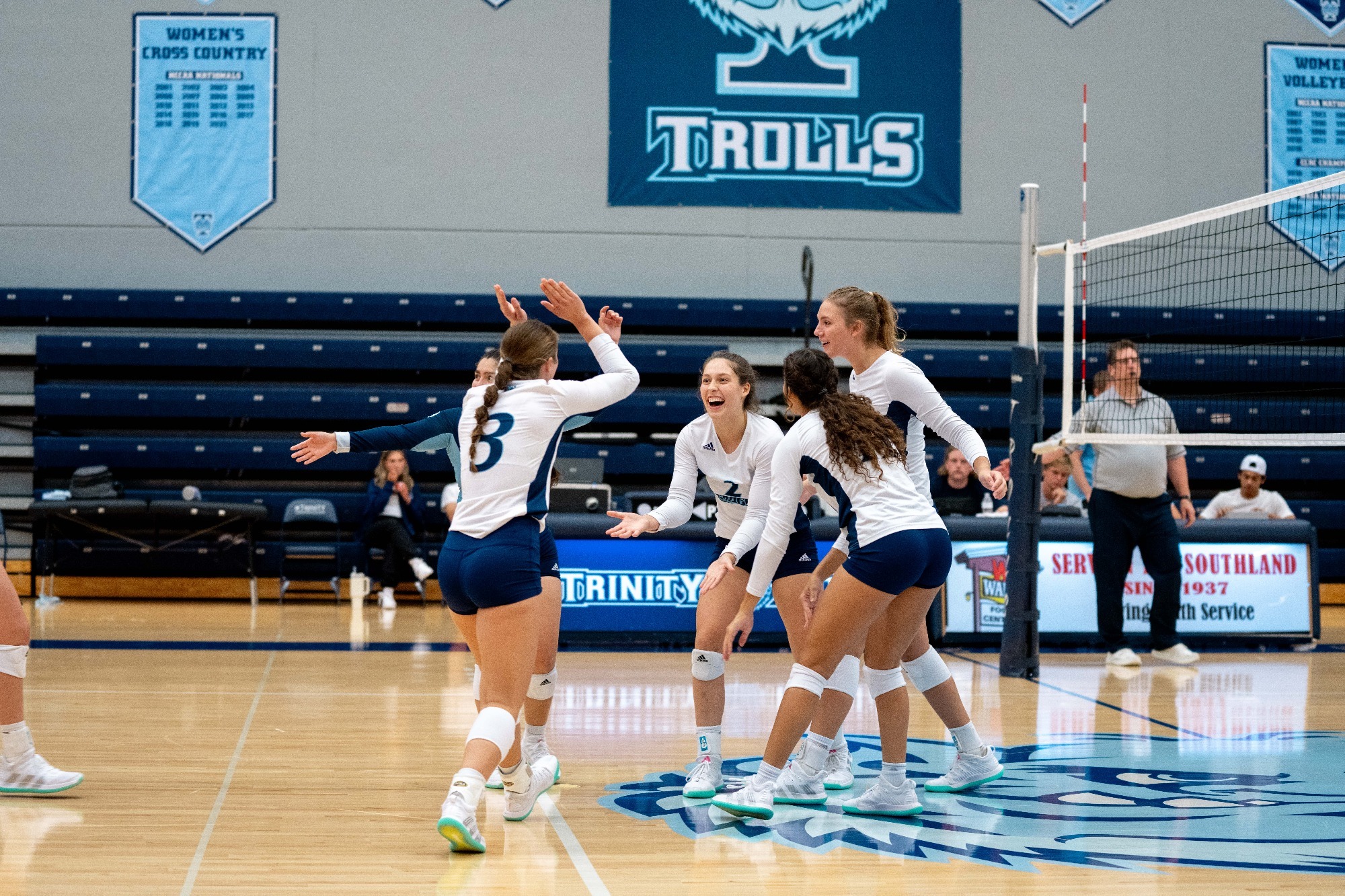 Trolls sweep Justice in straight sets - Trinity Christian College