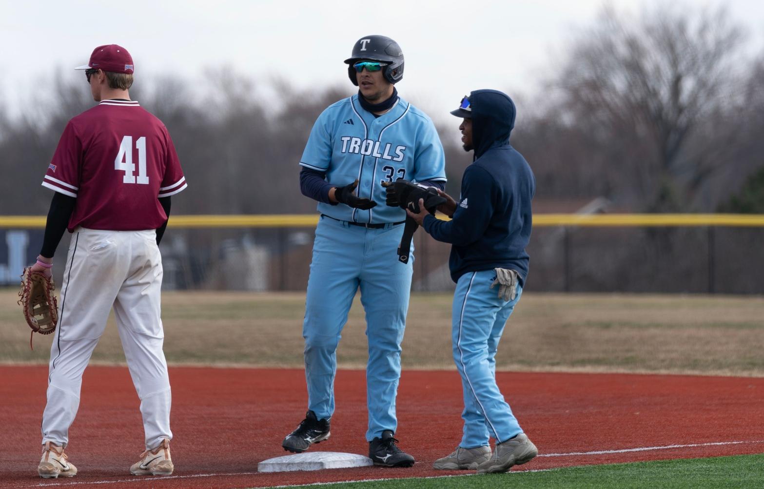 Trolls split twinbill with St. Ambrose - Trinity Christian College