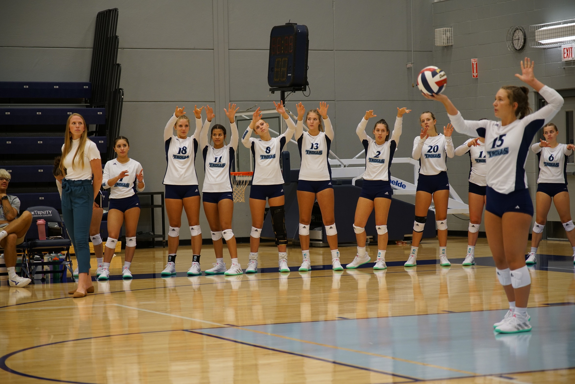 Trolls push Mustangs to five sets in season opener - Trinity Christian ...