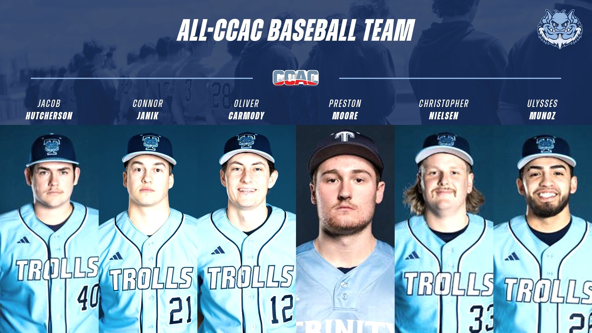 Trolls place seven on All-CCAC Team - Trinity Christian College