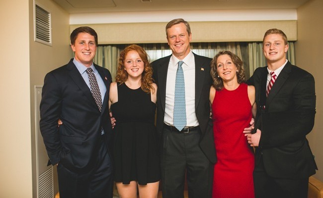 Andrew Baker enjoys Election Night with his Governor-Elect father ...