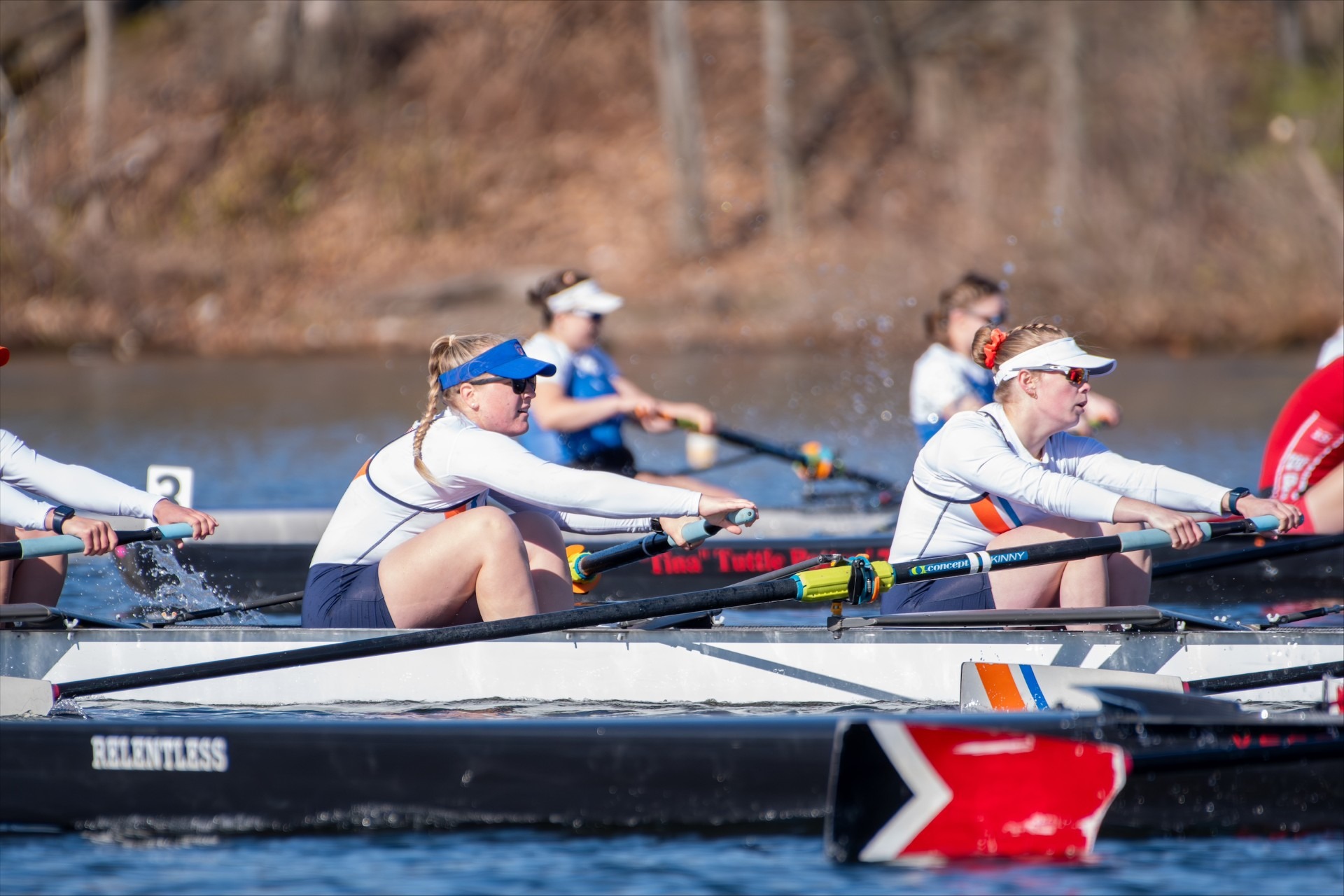 Women's Rowing Takes Two Wins - United States Coast Guard Academy