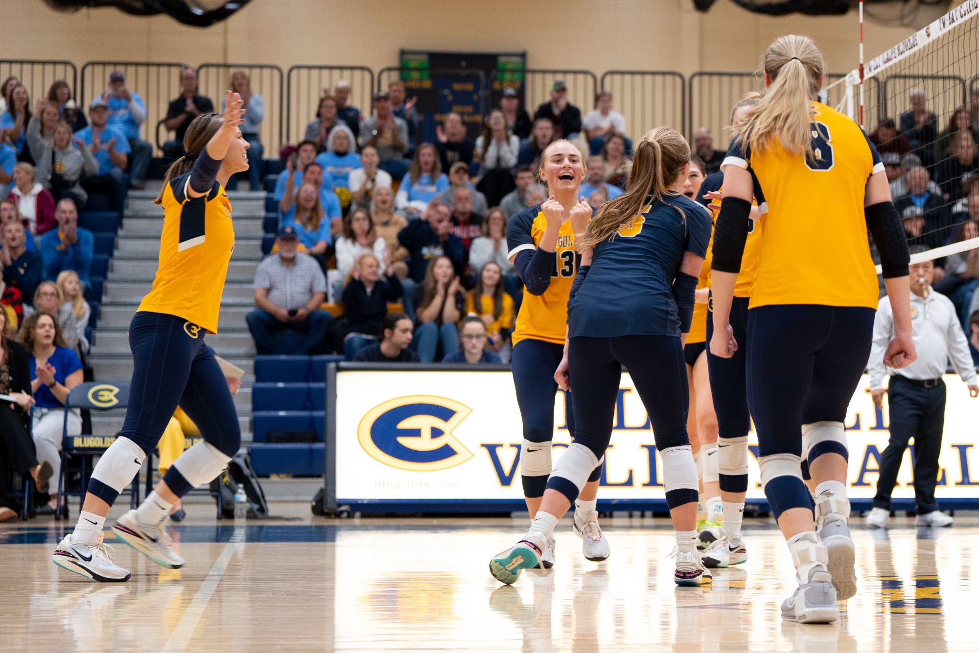 Volleyball upsets #20 Pointers during regular season home finale ...