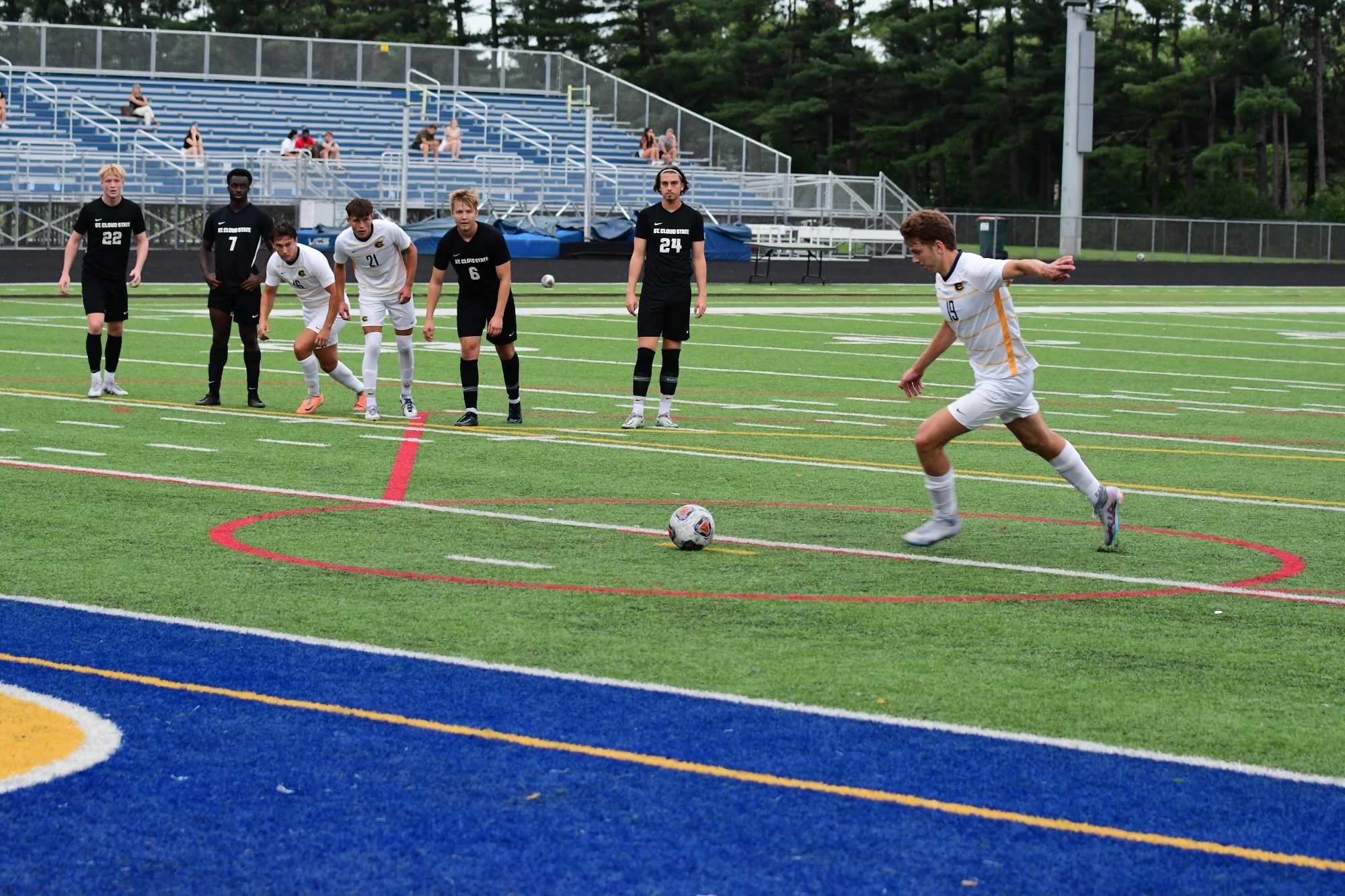 Set Pieces Power Blugolds Past Saints - University of Wisconsin, Eau Claire