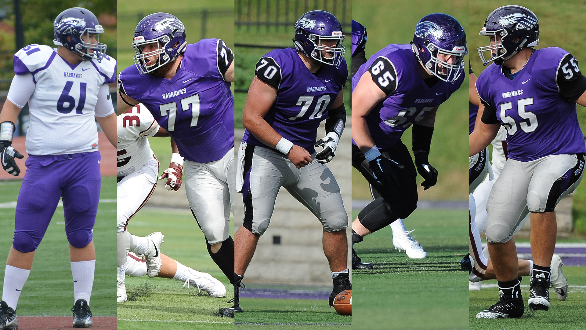 Football's Offensive Line Named to National Team of the Week ...