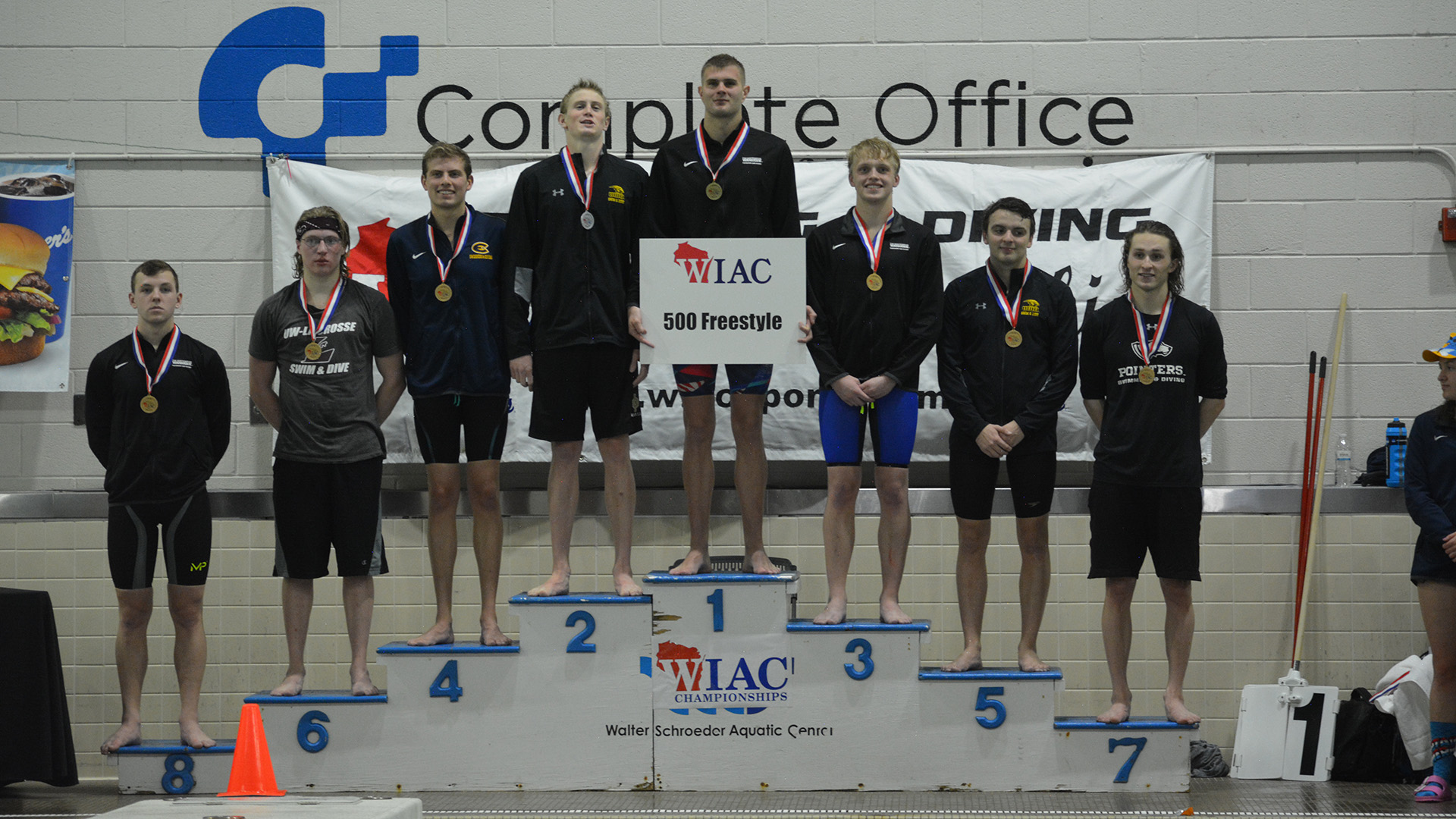 Swimming and Diving Scores Two Titles on First Day at WIACs ...