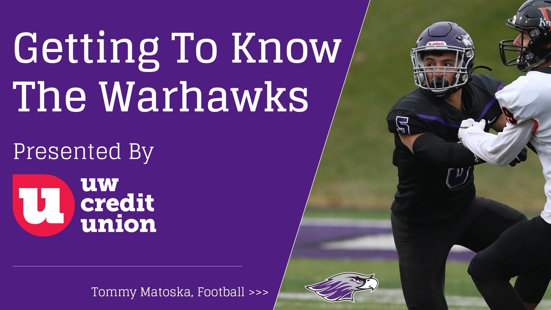 Getting To Know The Warhawks – Tommy Matoska, Football - University of ...
