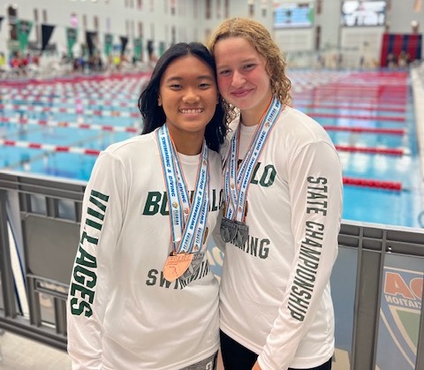 Buffalo Place Two on Podium at State Swim Meet - VHS Buffalo Athletics