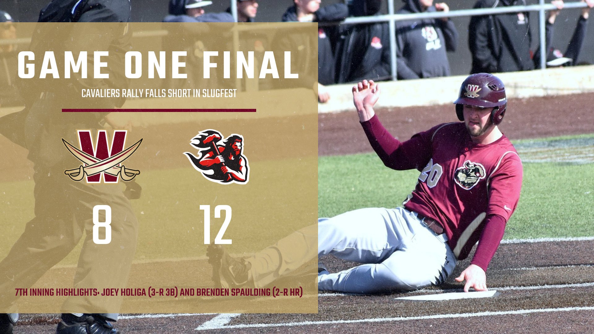 Baseball Drops Road Doubleheader at California (Pa.) - Walsh University