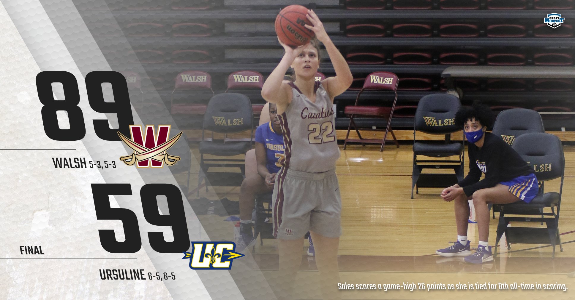 Cavaliers Down Arrows With Fast Start, 89-59 - Walsh University