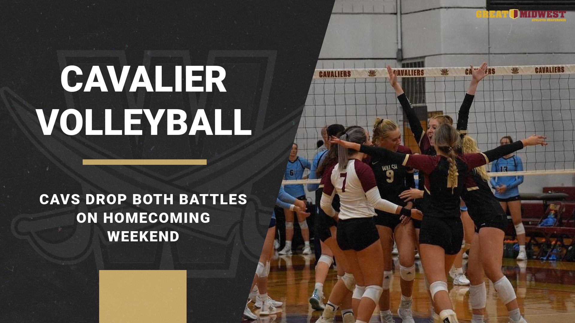 VOLLEYBALL FALLS SHORT ON HOMECOMING WEEKEND - Walsh University