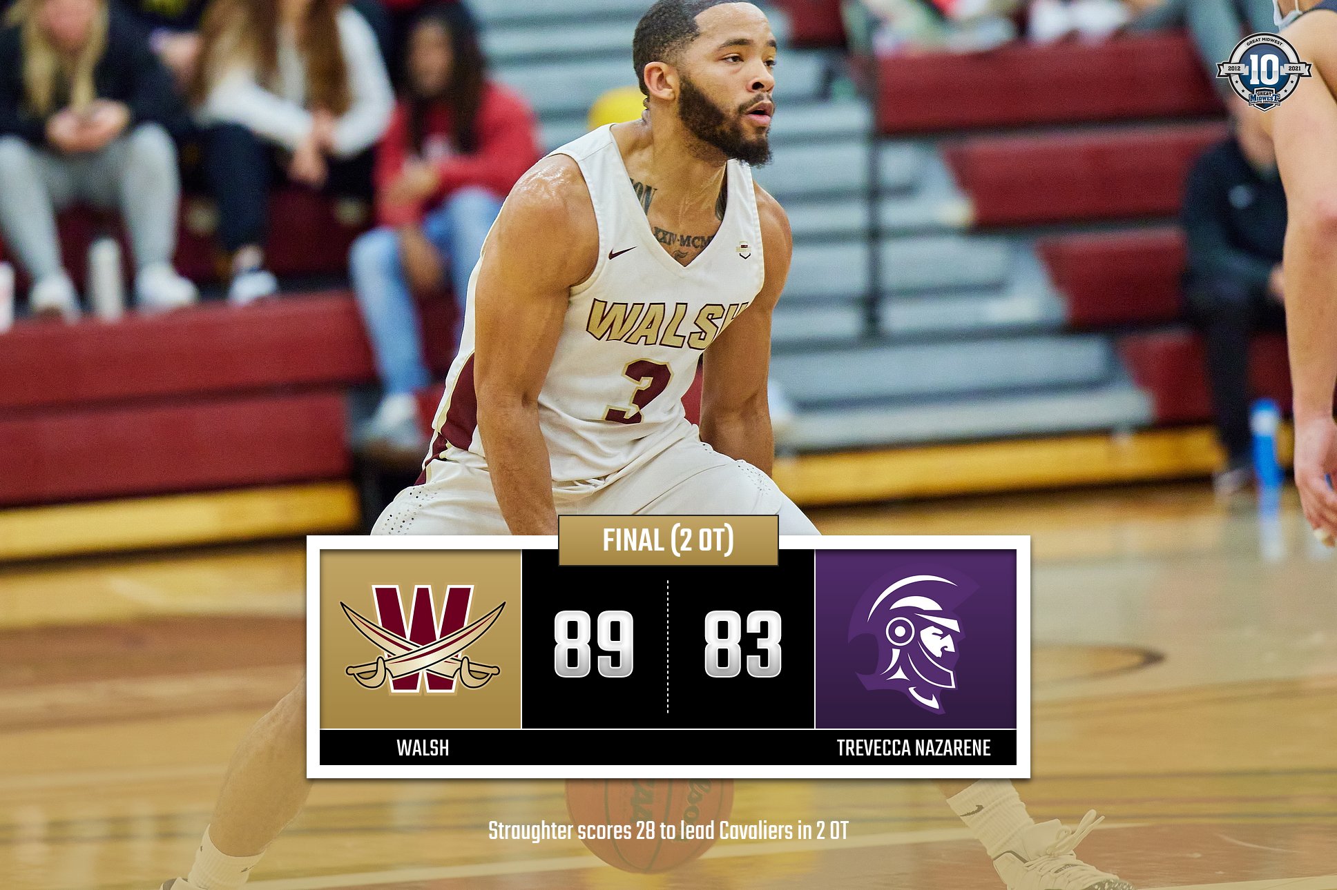 Straughter Leads Cavaliers in 2 OT Battle with Trojans, 89-83 - Walsh ...