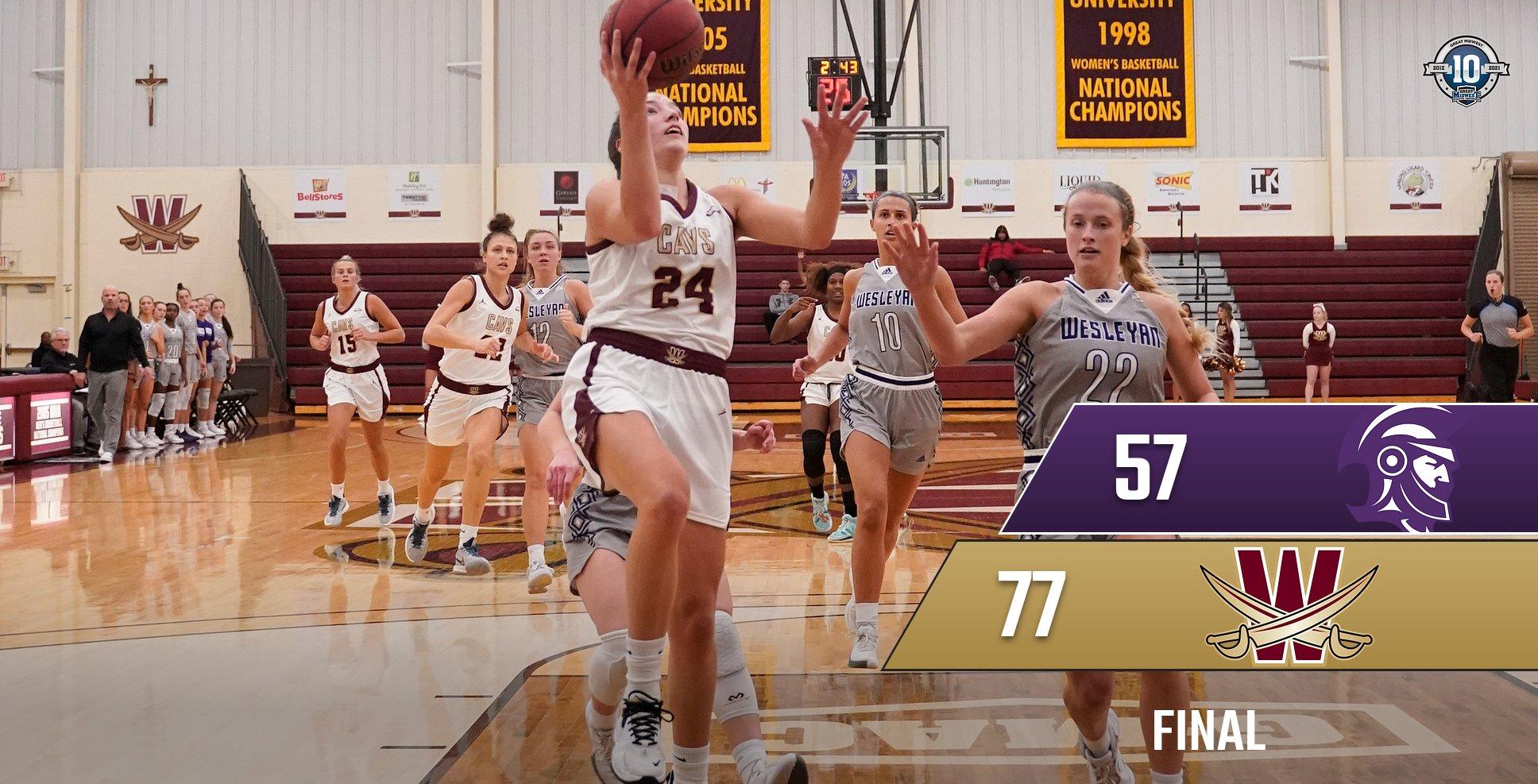 WOMEN'S BASKETBALL TRIUMPHANT OVER THE TROJANS - Walsh University
