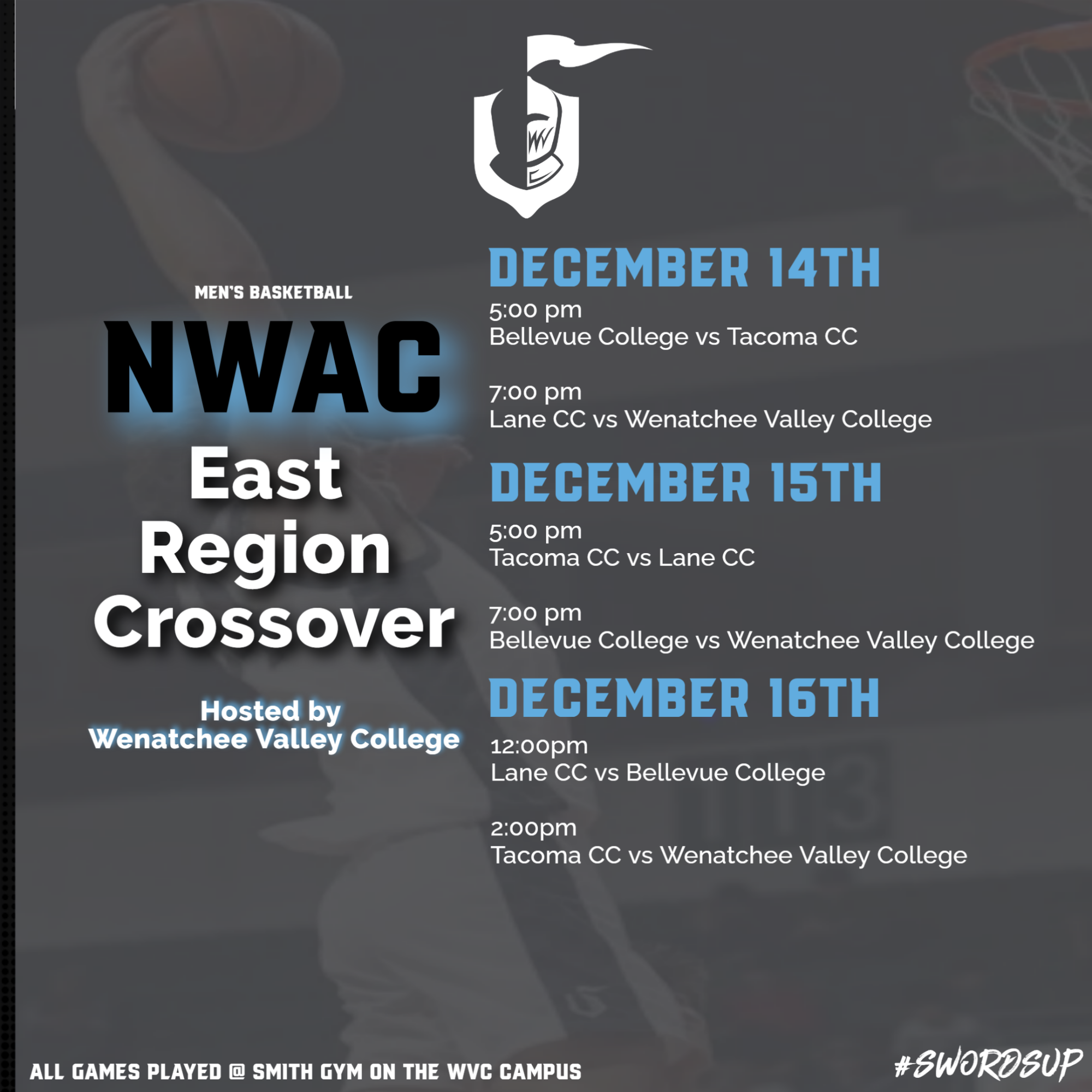 WVC to HOST NWAC MBB Crossover - Wenatchee Valley College