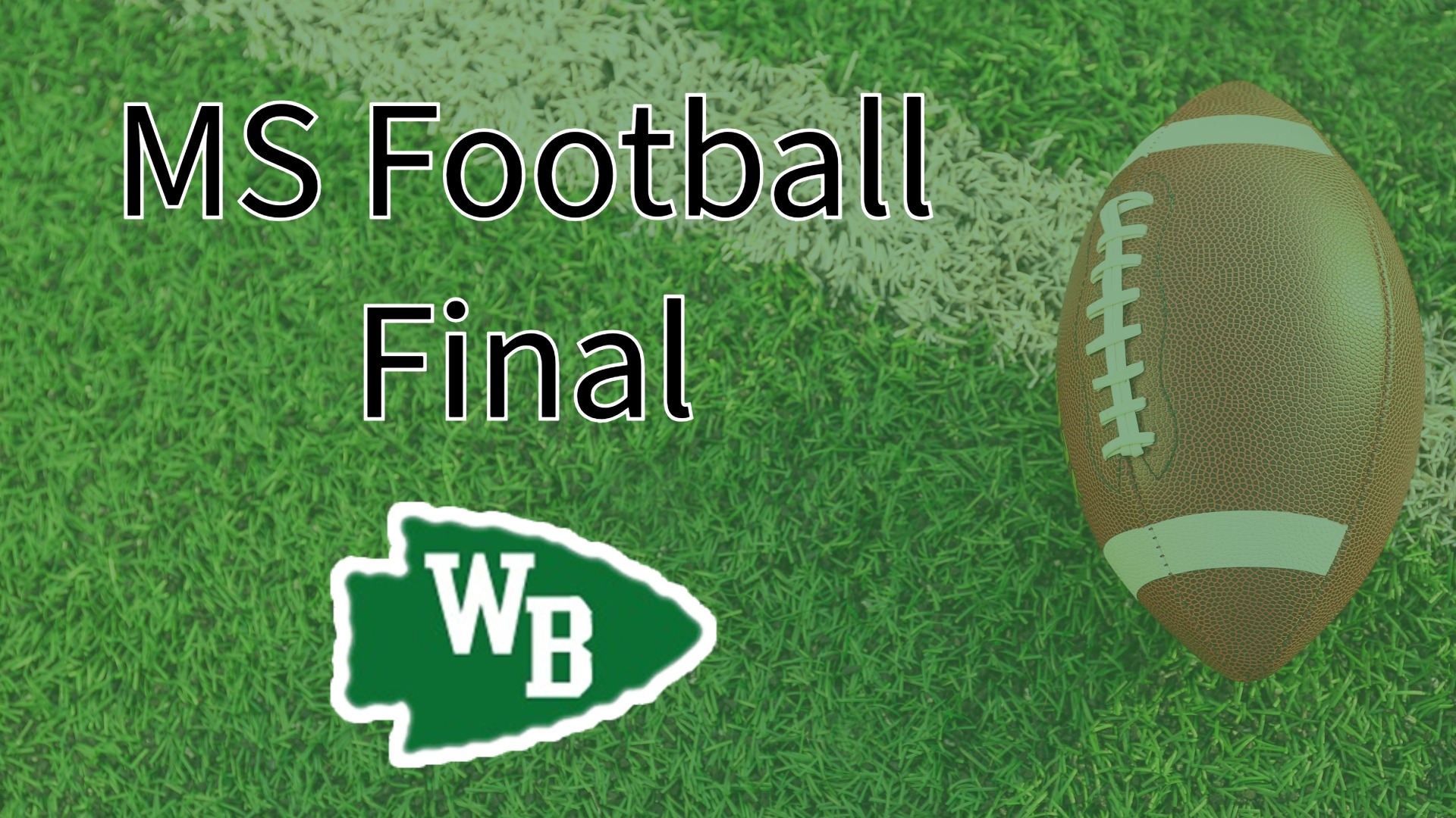 7th Grade Football Takes Control of EBC with 16-6 Victory at Alliance ...