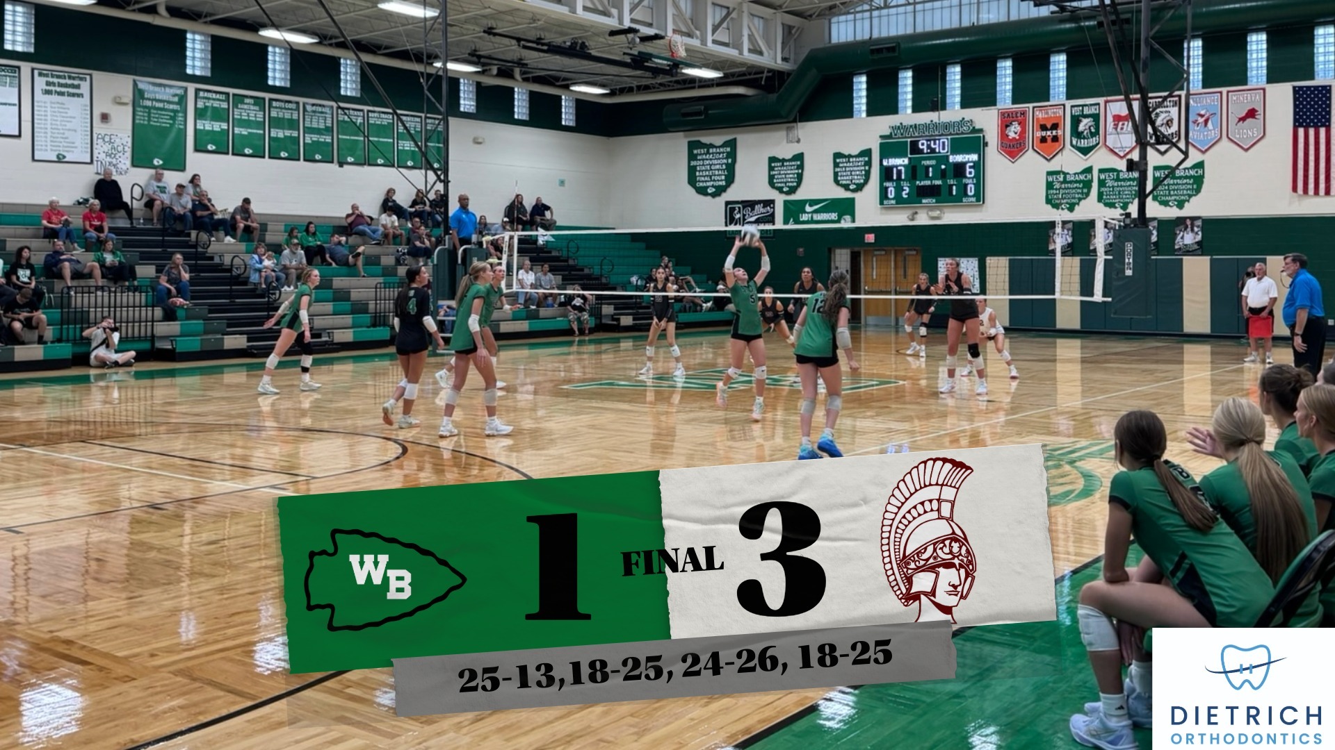 Warrior Volleyball Bounces Back with Road Victory at Girard - West ...
