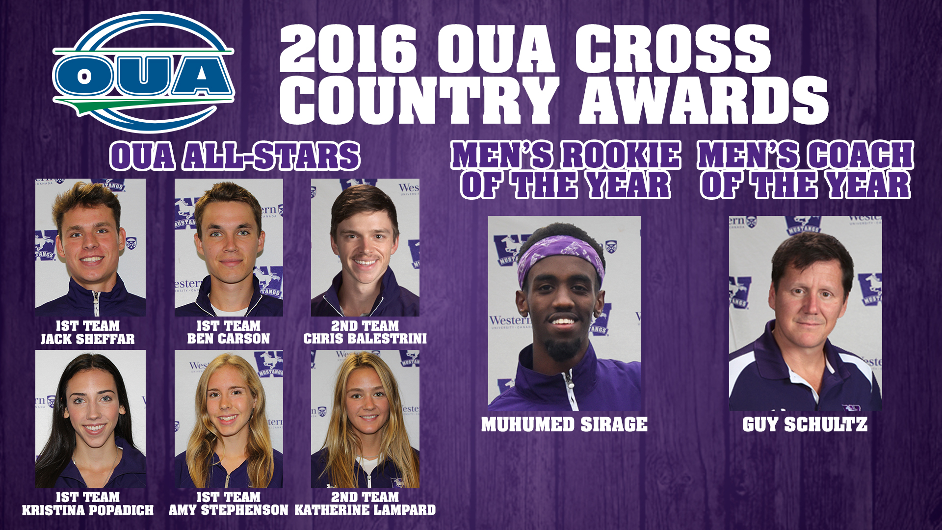 OUA announces Cross Country Major Awards and All-Stars - Western ...