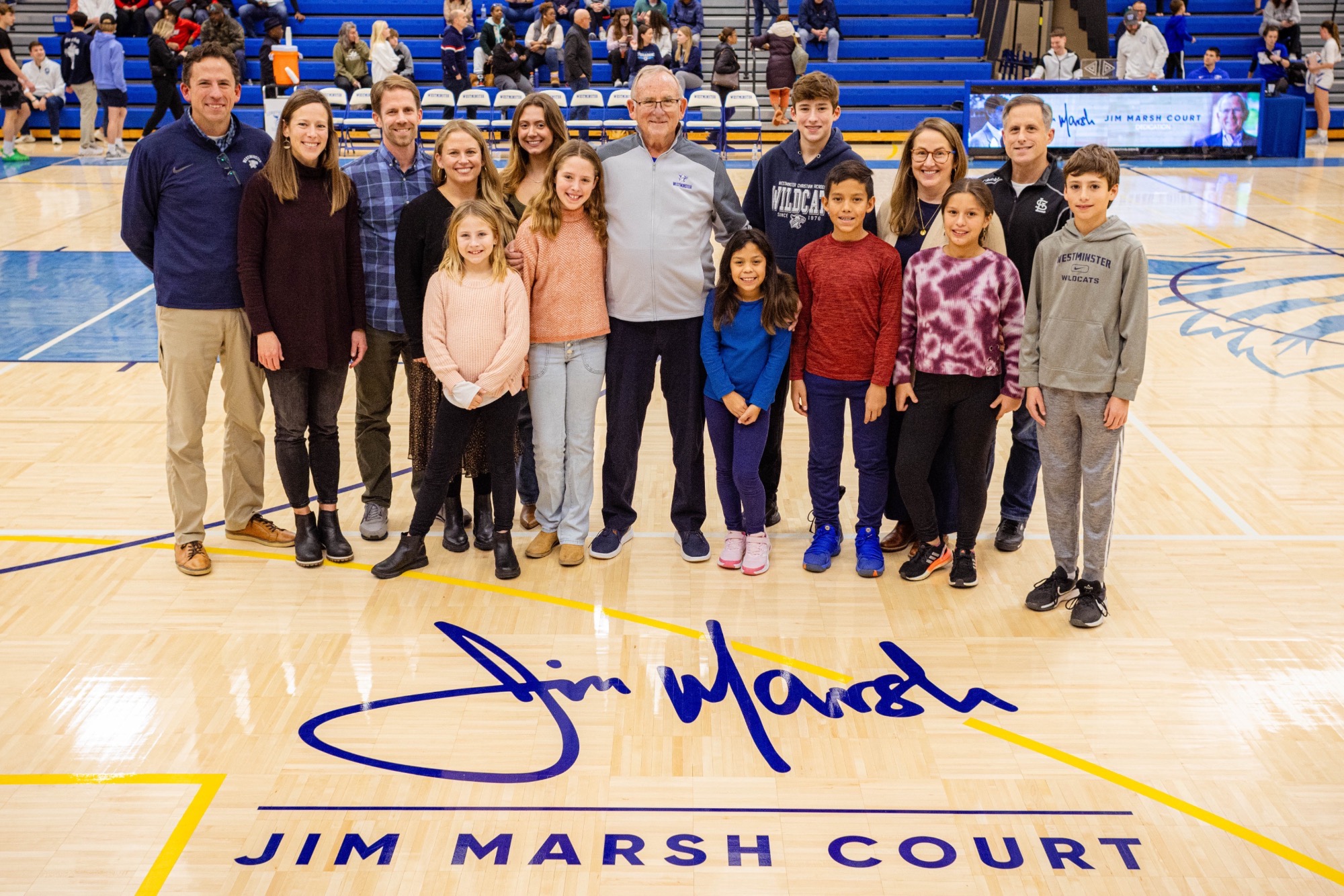Jim Marsh Court Dedication - Westminster Christian Academy