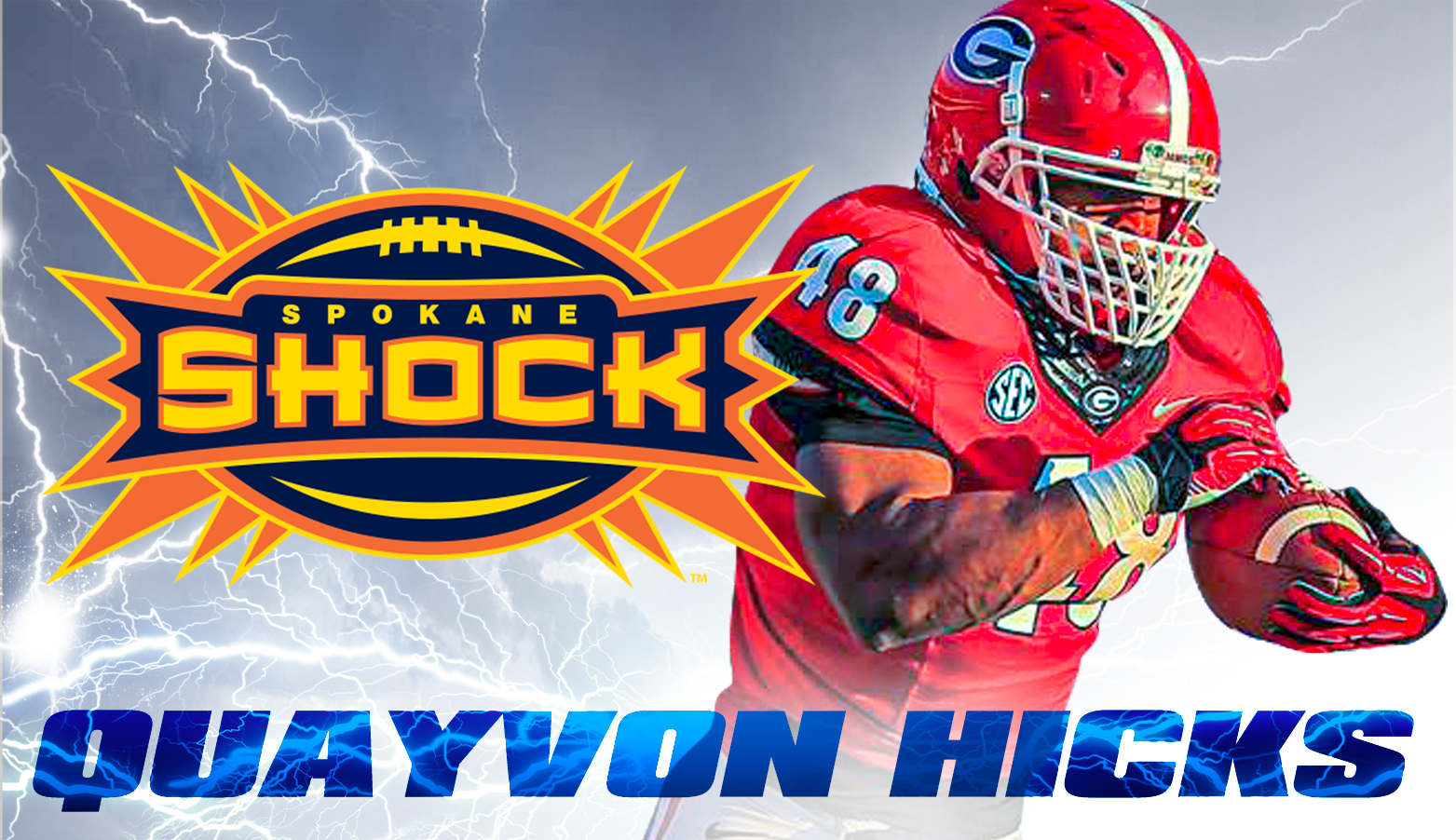Spokane Shock Sign Former Georgia Bulldog and Tampa Bay Buccaneer ...