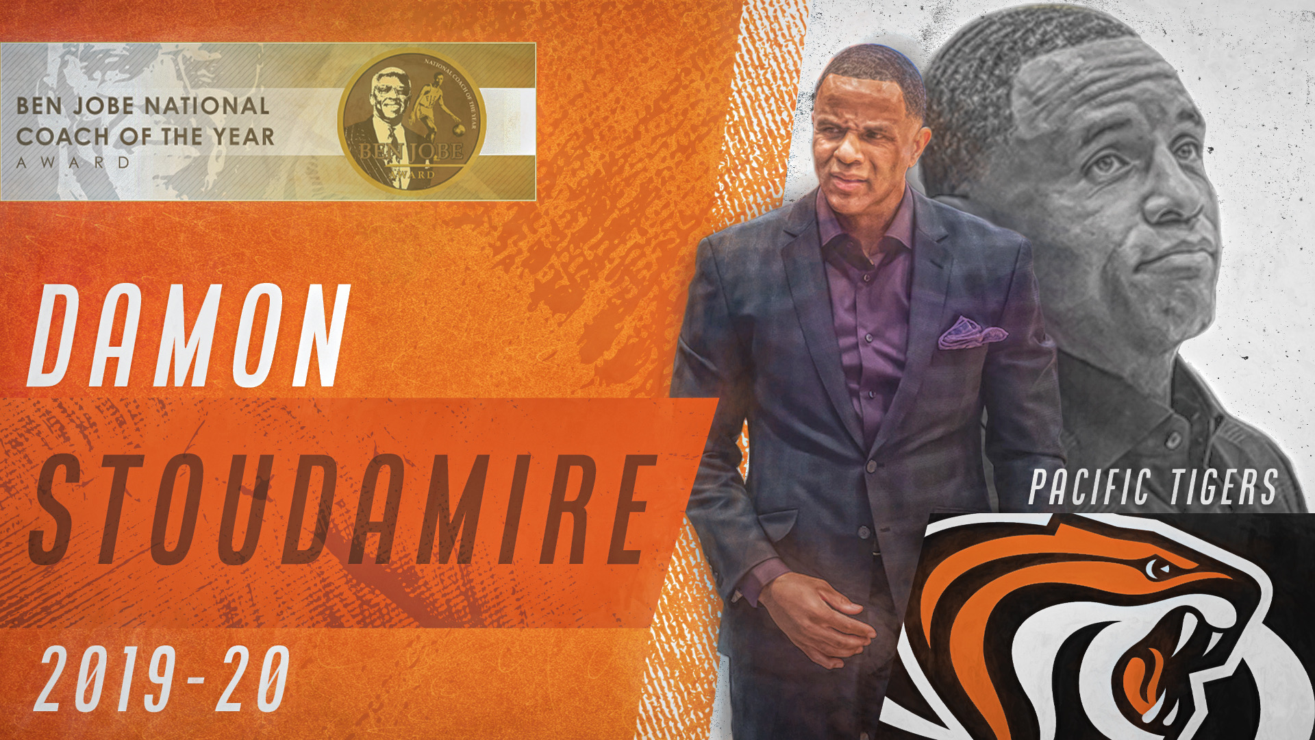 Stoudamire Tabbed Ben Jobe Award Recipient - West Coast Conference